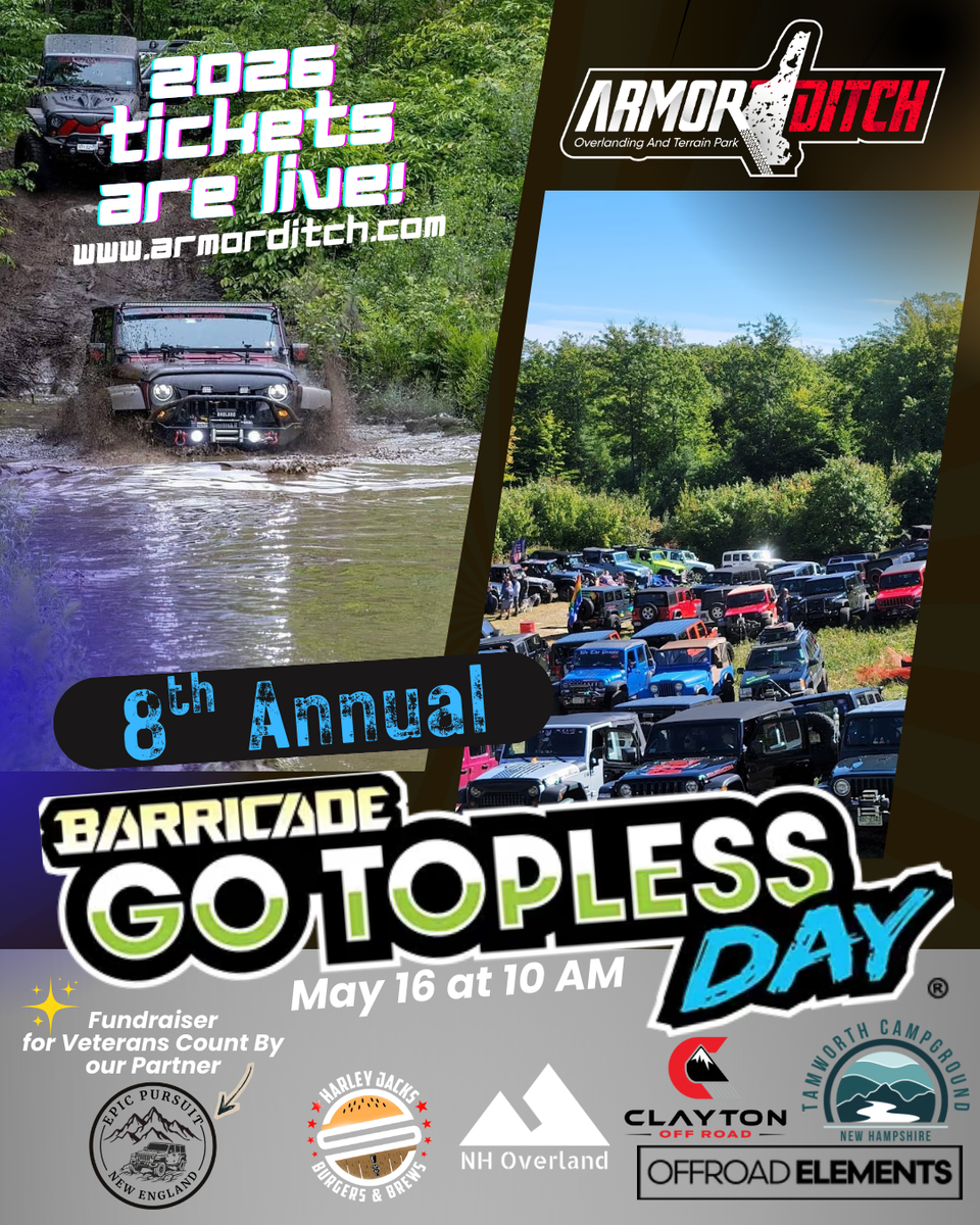 8th Annual Barricade GO TOPLESS!! May 16th 2026! – ARMOR DITCH